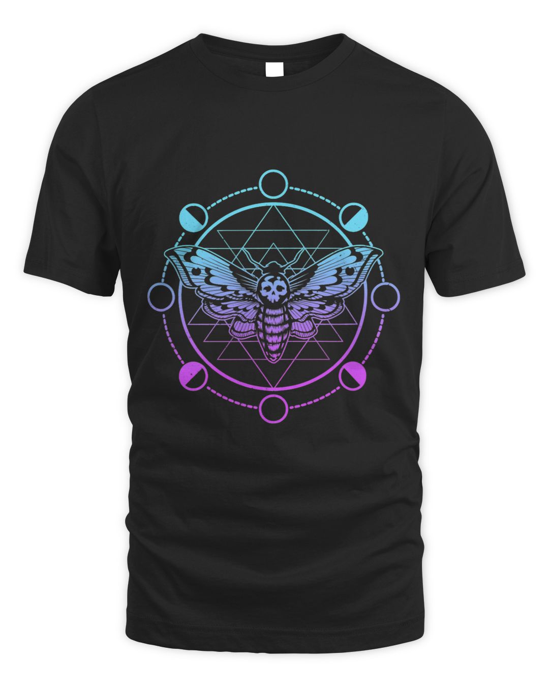 Occult Fashion Moth Moon Phases Aesthetic Pastel Goth